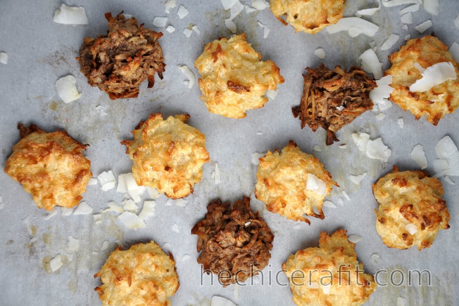 Macarrones de coco saludables | hechicerafit.com Macarrones de coco saludables | hechicerafit.com