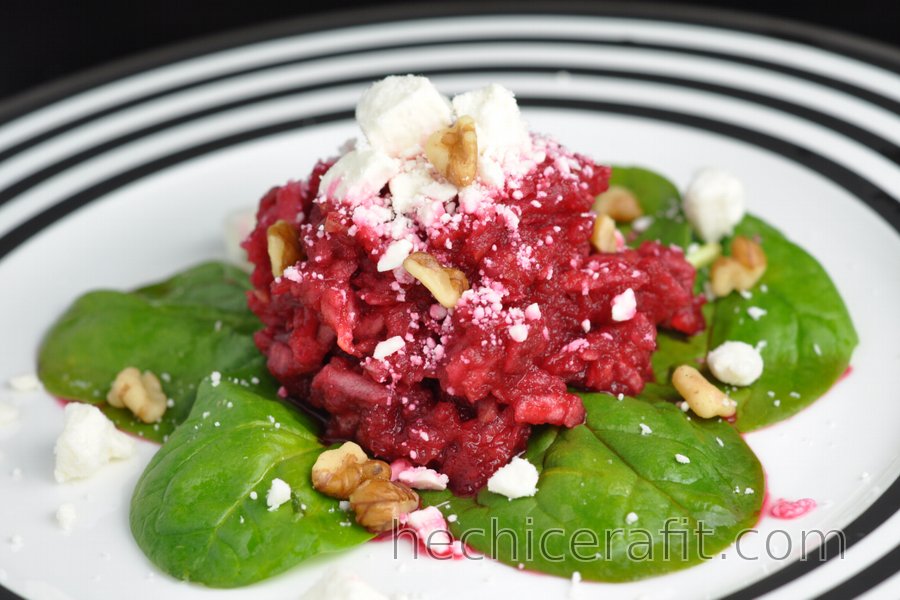 Ensalada De Remolacha Manzana Y Queso Feta